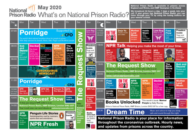 National Prison Radio broadcasts strongest ever schedule - Prison Radio ...